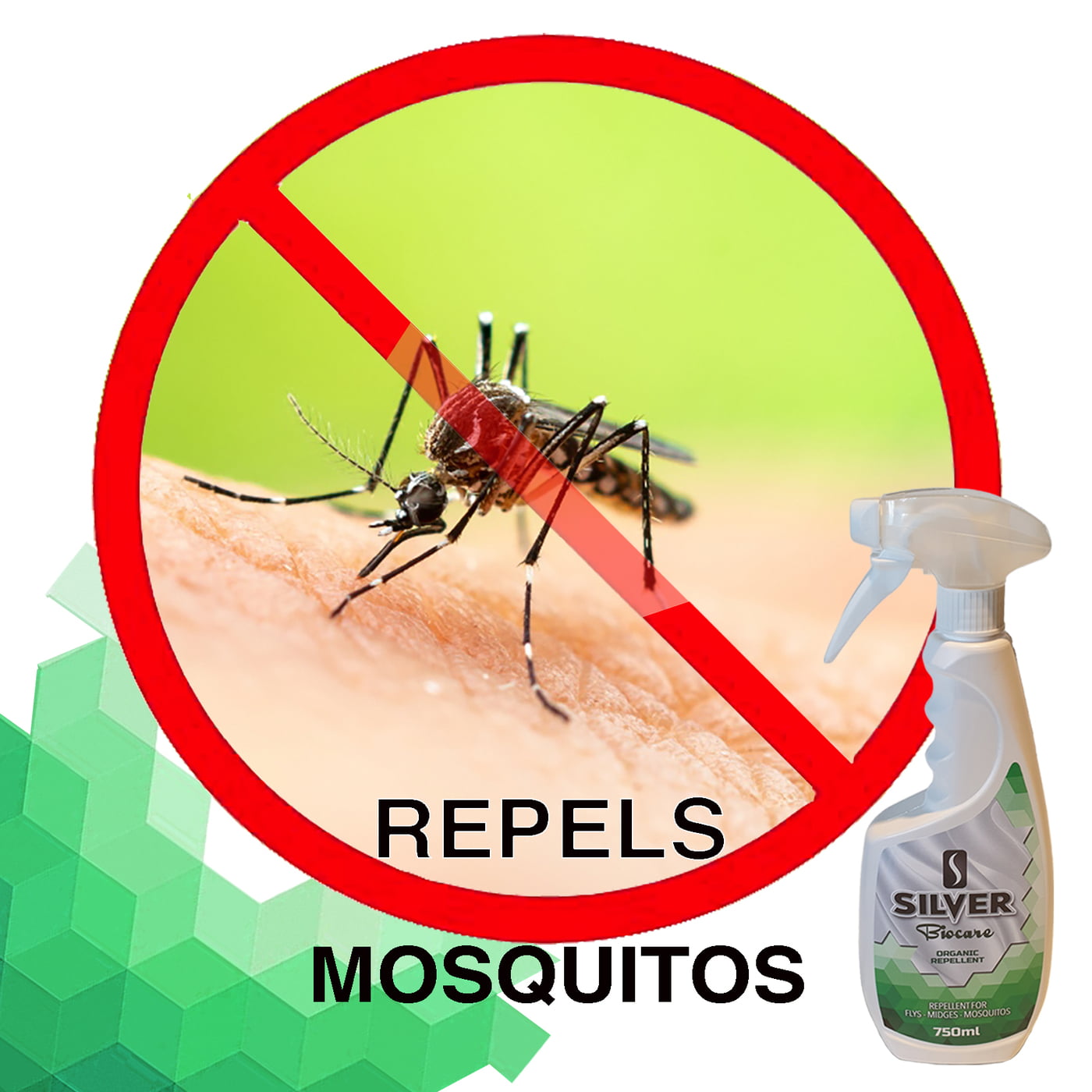 Sliver Biocare Organic Insect Repellent 750ml - Home and Pet Protection